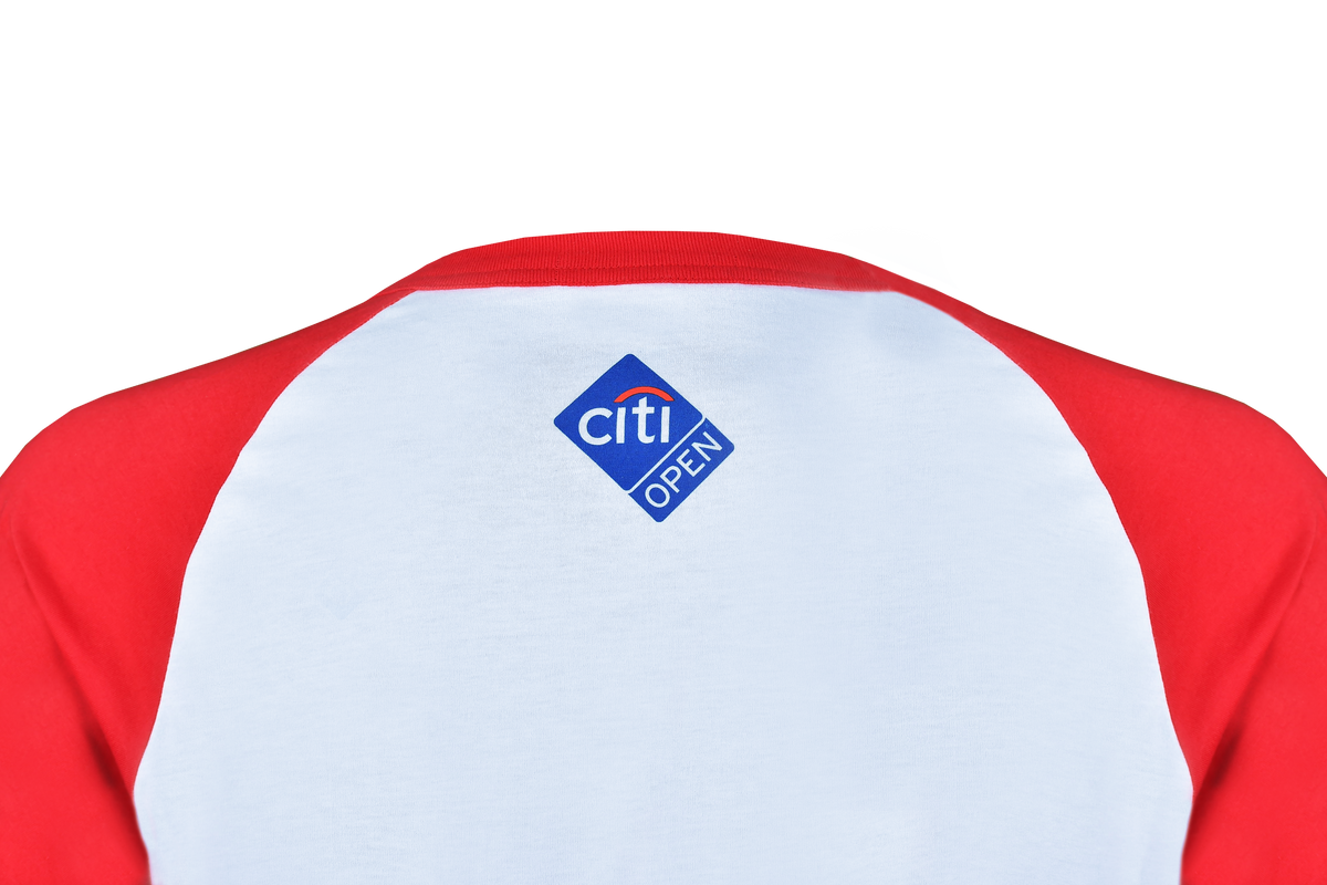Citi Open DC Flag 3/4 Sleeve Raglan - Red/White – Mubadala Citi DC Open ...