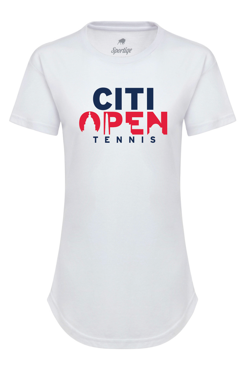 Womens Citi Open Monuments Tee - White – Mubadala Citi DC Open Store
