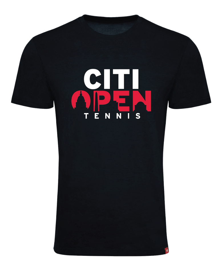 Citi Open Monuments Tee - Black – Mubadala Citi DC Open Store
